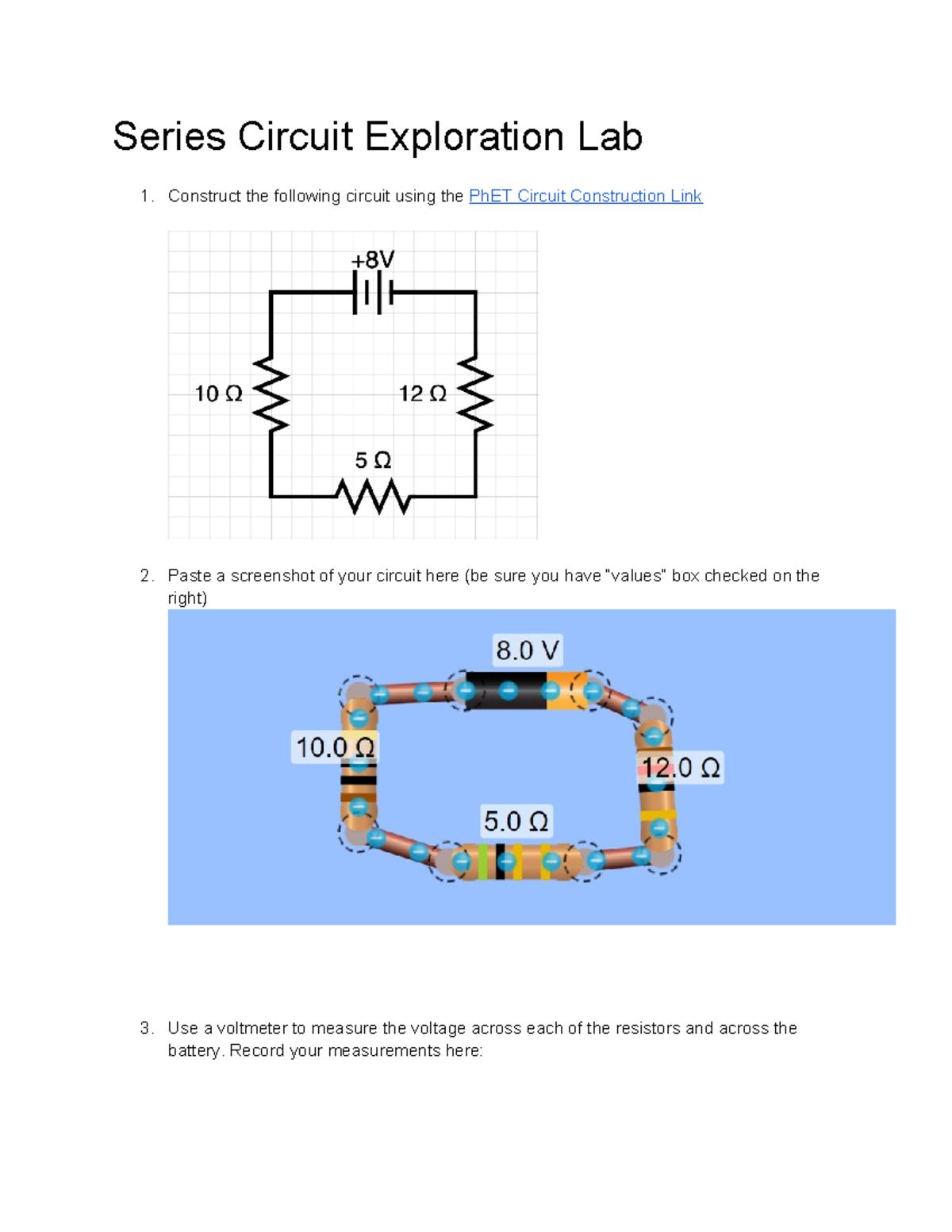 Daniel Ulanov - Series Circuit Exploration Lab - Series Circuit ...