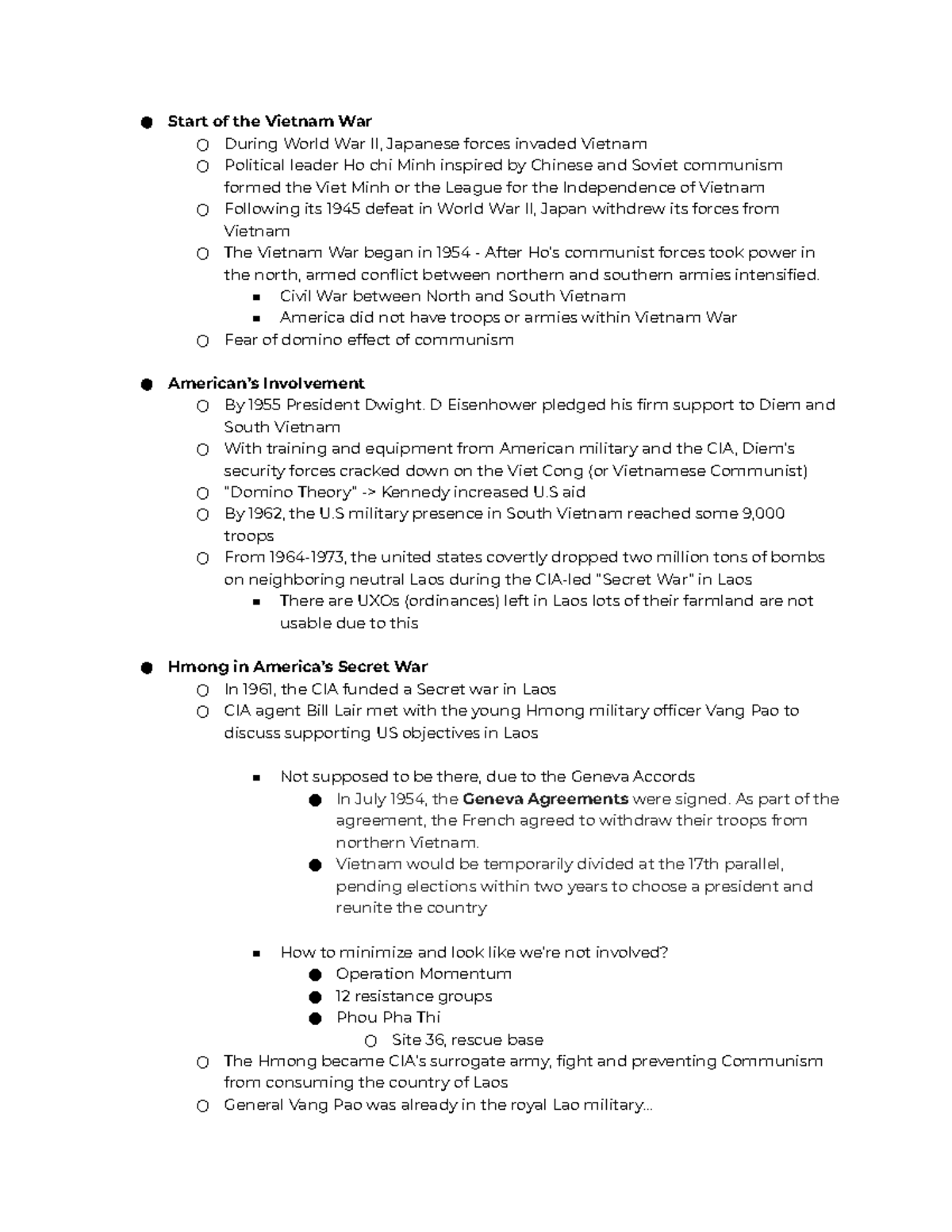 Hmong History Notes - Mai Nhia Xiong and Houa Xiong - Start of the ...