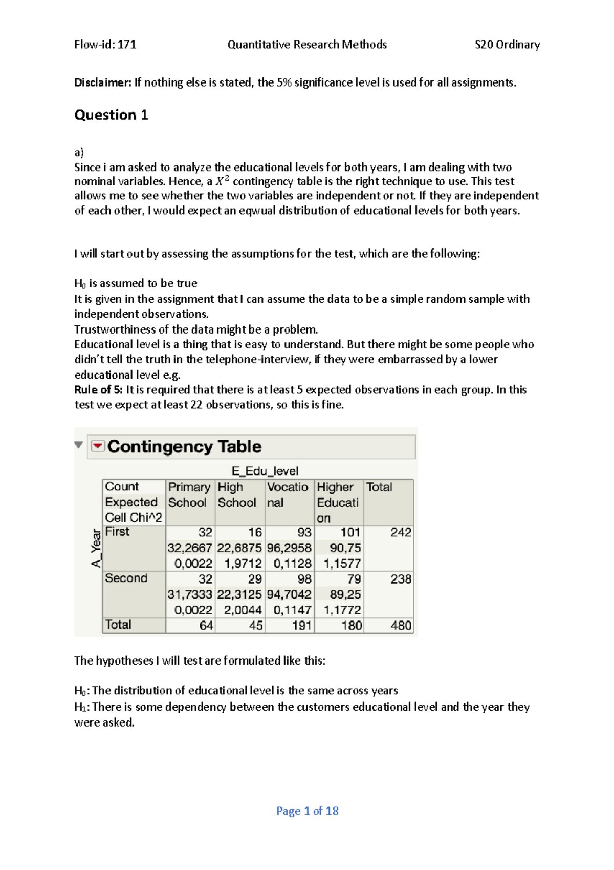 Quantitative Research Methods Exam Solution S20 Warning Tt Undefined Function 32 Warning
