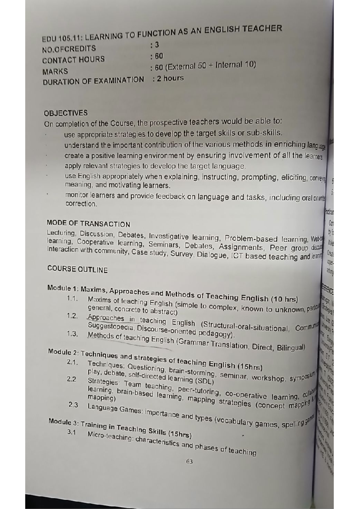 EDU 1O5 - EDU 105.11 SYLLABUS - EDU 105: LEARNING TO FUNCTION AS AN ...