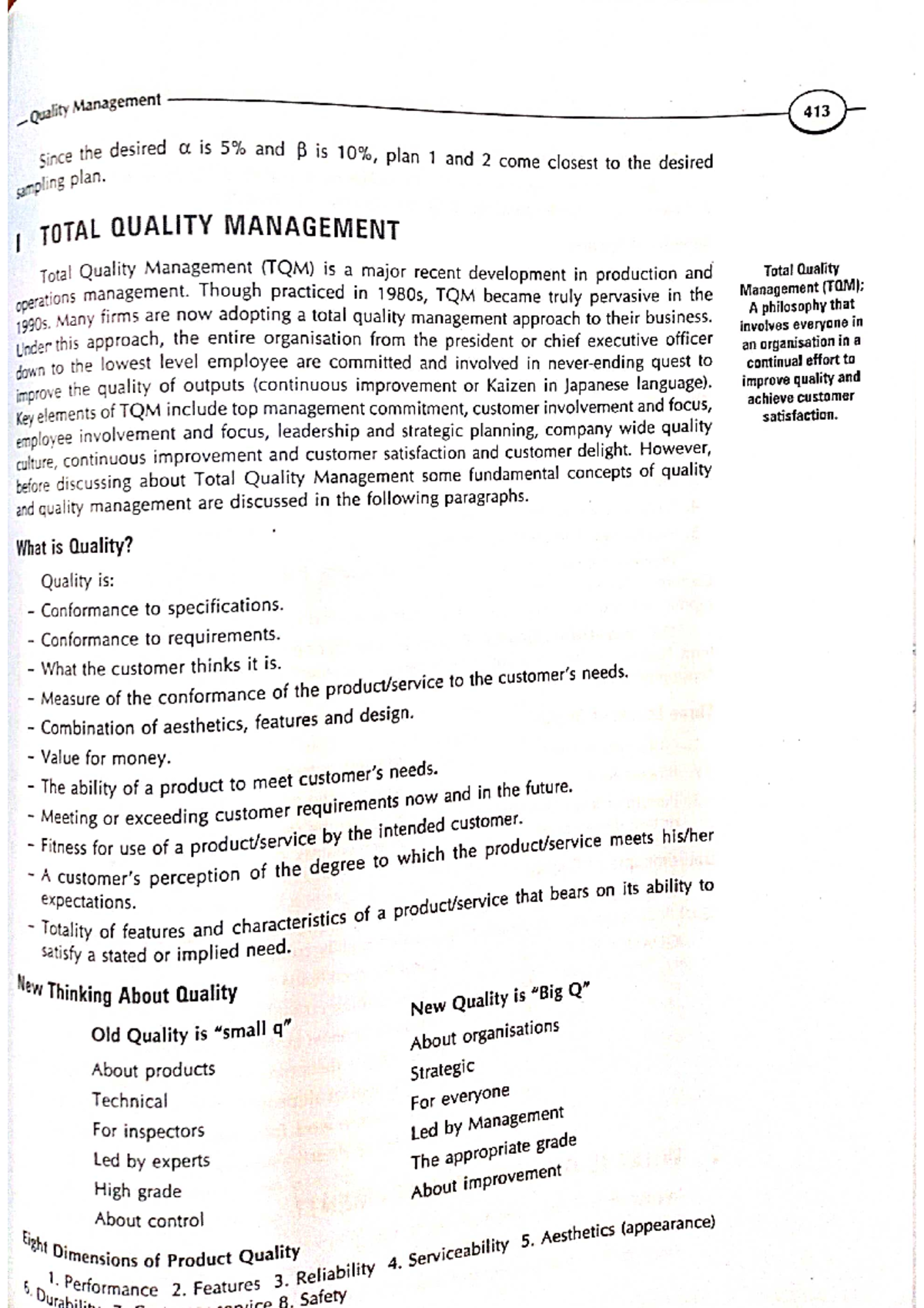Quality standards - This is the document related to production and ...