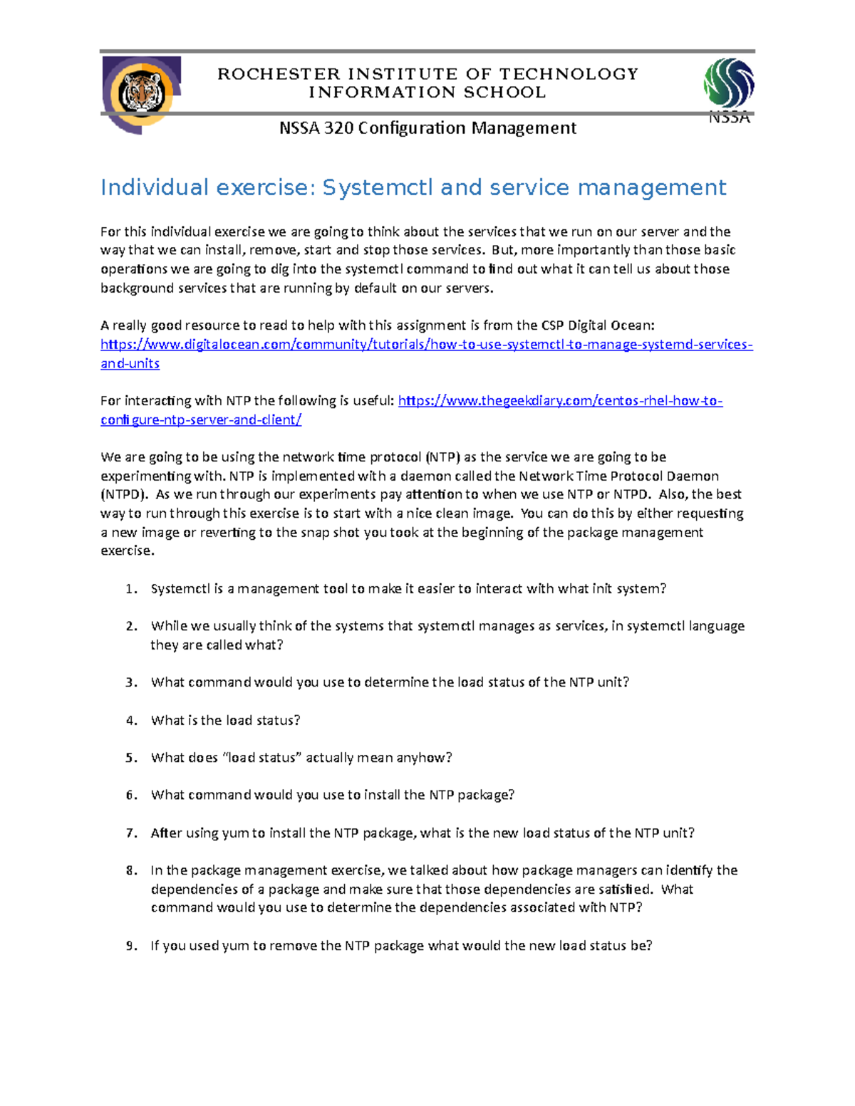 Systemctl and service management - But, more importantly than those basic operations we are ...