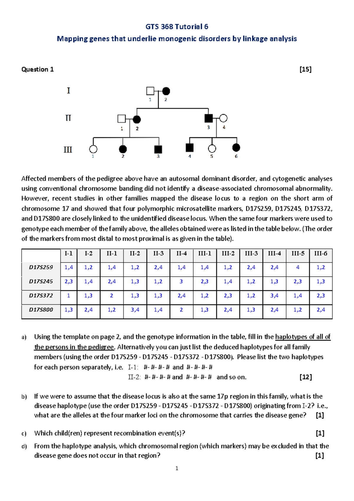 368 tuts 6, 8, 9 - GTS 368 tutorial 6, 8 and 9 memos - 1 GTS 368 ...