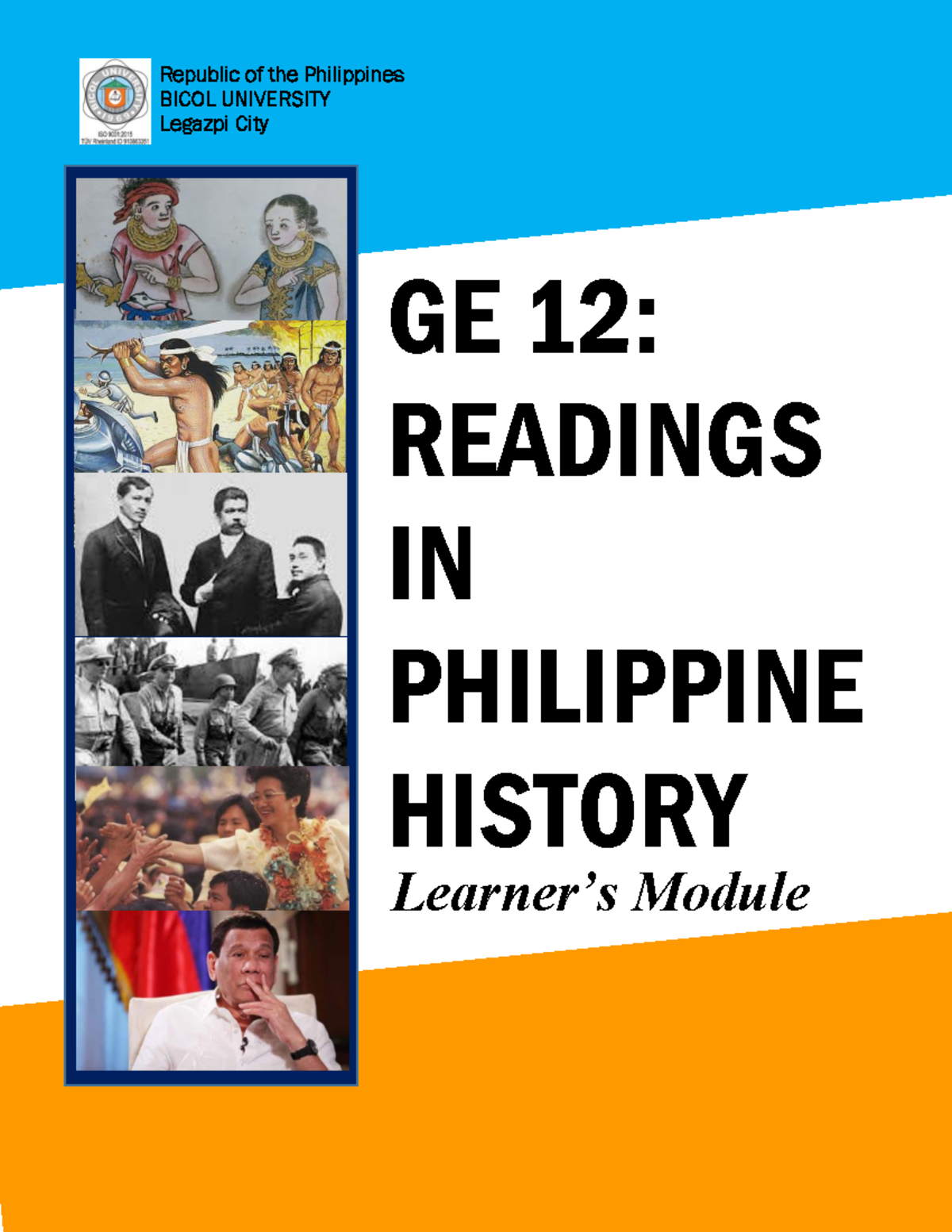 Chapter 4 Lesson 2 - GE 12: READINGS IN PHILIPPINE HISTORY Learner’s ...