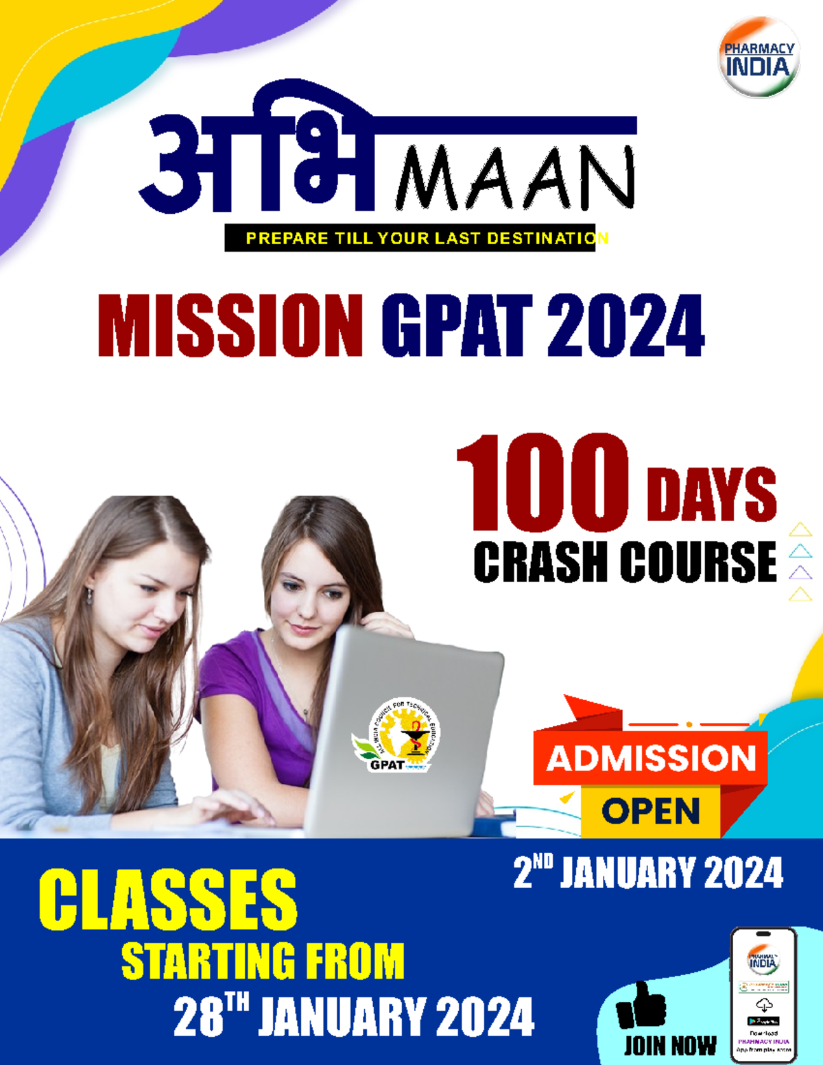 Abhimaan GPAT 100 Crash Course - PREPARE T I LL Y OU R LAST DEST I N AT ...