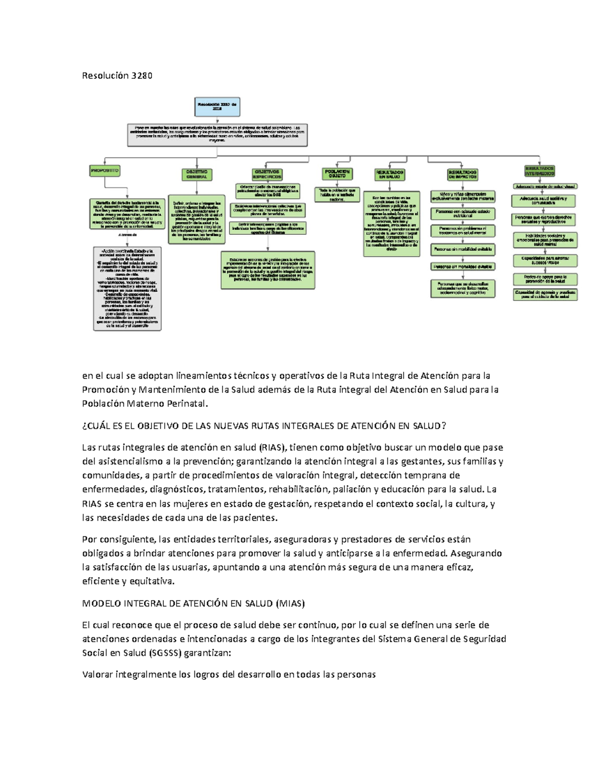 Resolución 3280 y 3202 - Resolución 3280 en el cual se adoptan ...