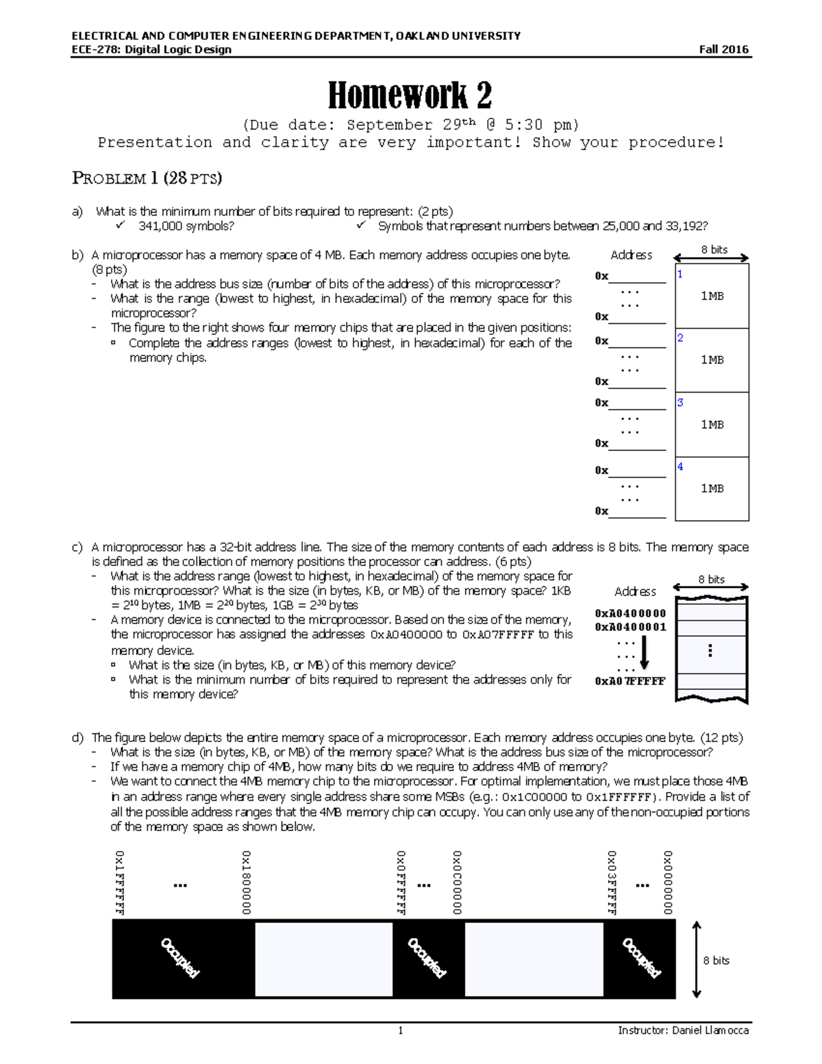 HW2, q + a - Homework assignment 2 - ELECTRICAL AND COMPUTER ...