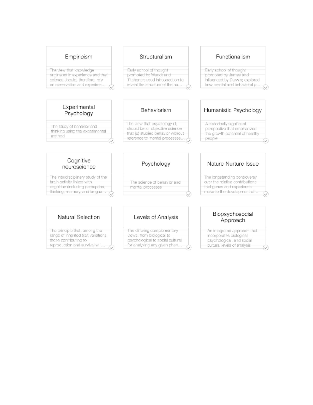 2019-introduction to psychology(psych 100) vocabulary 1 - Empiricism ...