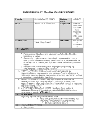 Narciso Mosuela - SCIENCE PERFORMANCE TASK NAME: Darylle Drew Pajuelas ...