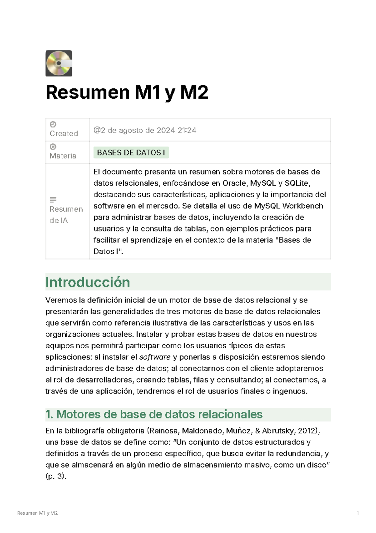 35921452-7dbb-49d3-97b3-059aa47842 db Resumen M1 y M2 - 💽 Resumen M1 y M Created Materia BASES ...