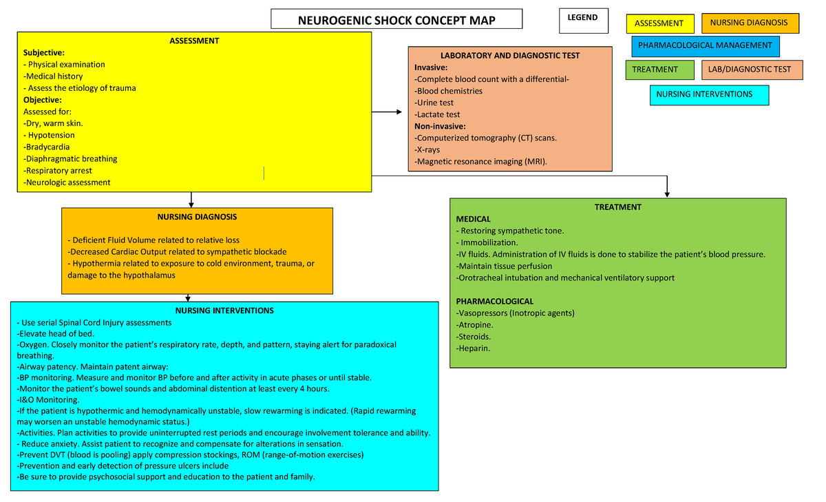 Neurogenic-shock-concept-map - NEUROGENIC SHOCK CONCEPT MAP ASSESSMENT ...