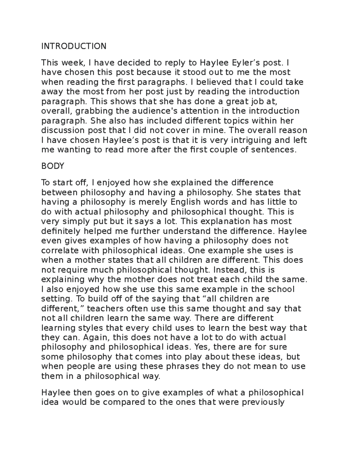 Having A Phi V The Study Of Phi Rr Introduction This Week I Have