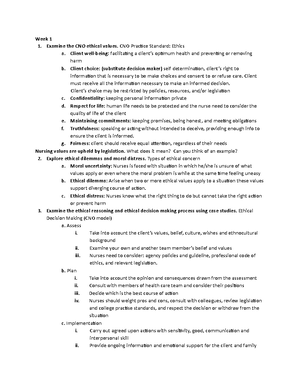 CNO (2019 ) Practice Standard - Therapeutic Nurse Client Relationship ...