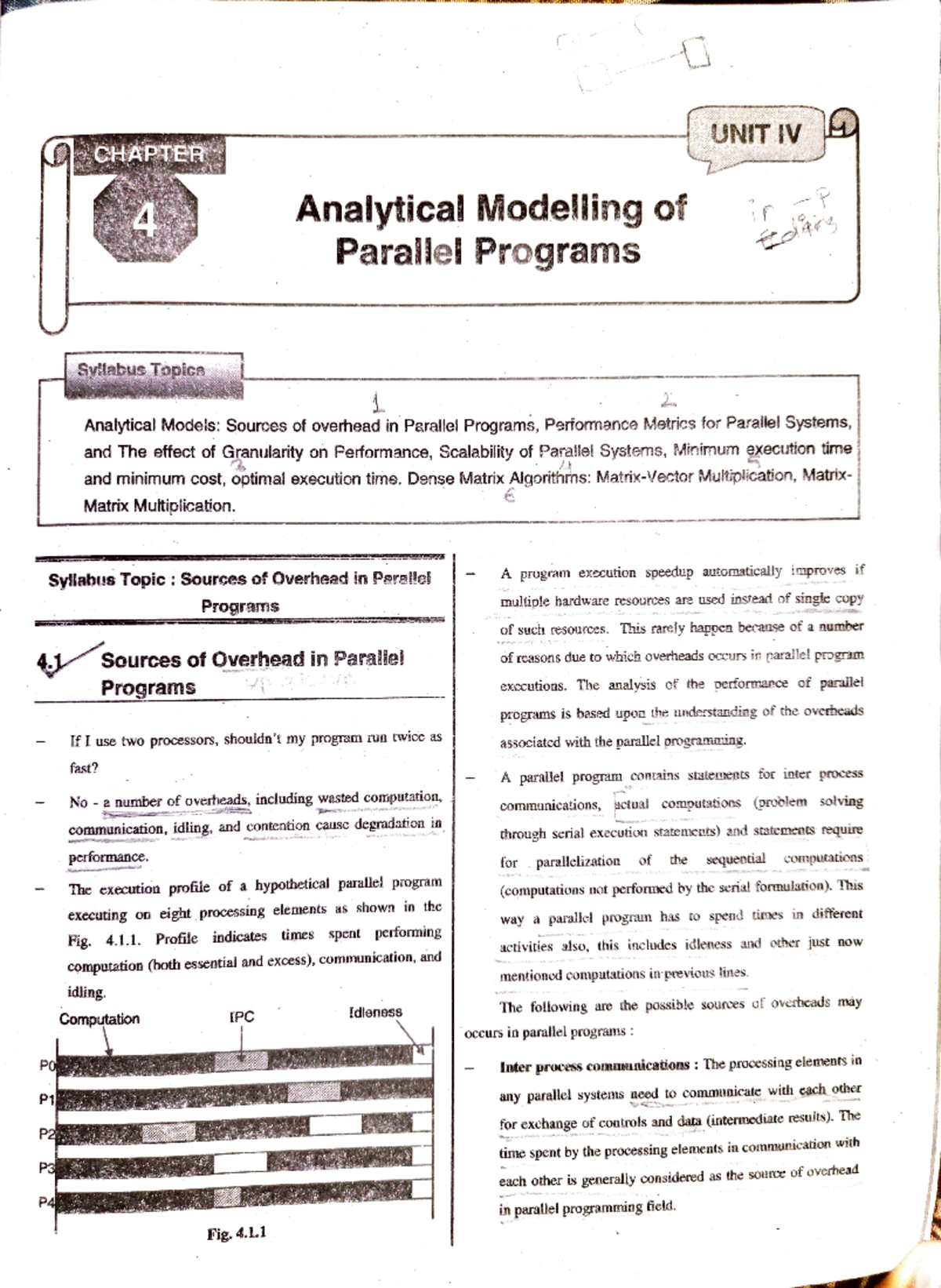 Hpc unit 4 -Being such a complex domain, there are several types of ...