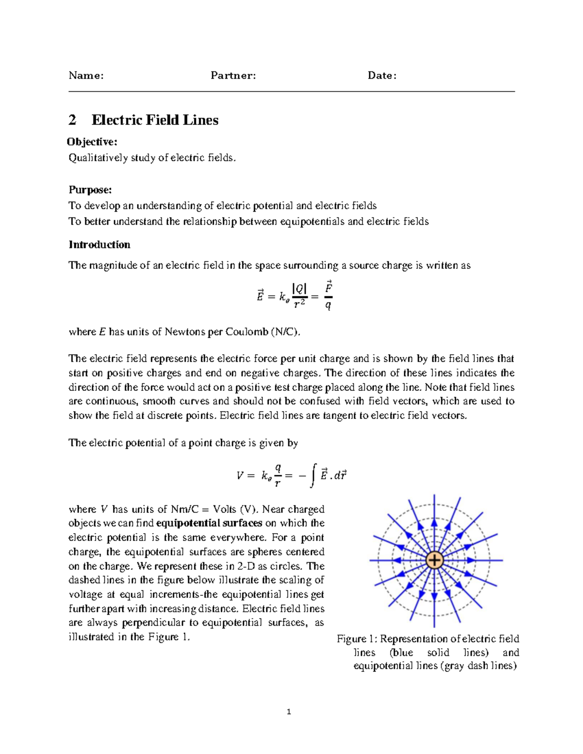 Lab 2 pdf - Lab number 2 unsolved for Physics 208 - Name: Partner: Date ...
