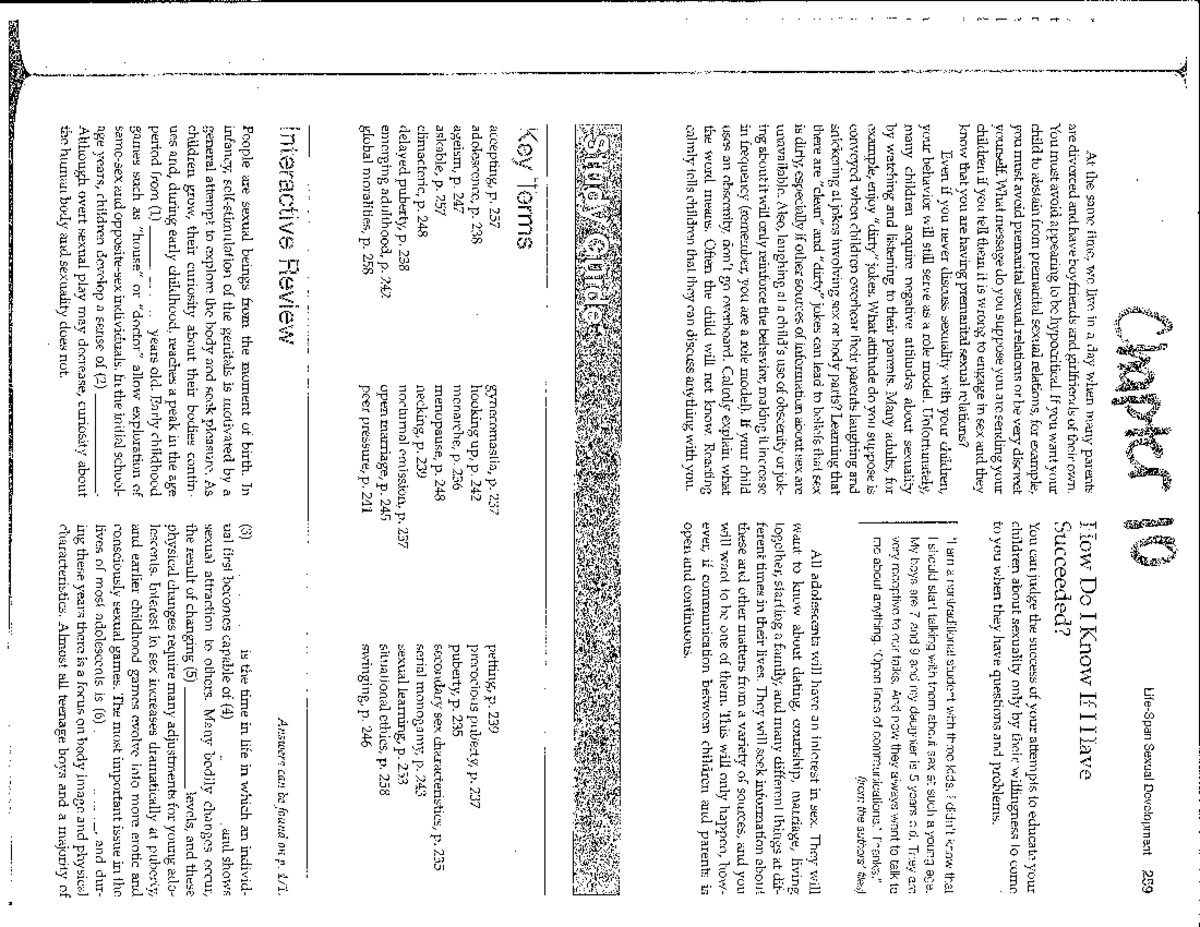 Chapter 10 study guide-1 - PSYCH 306 - Studocu