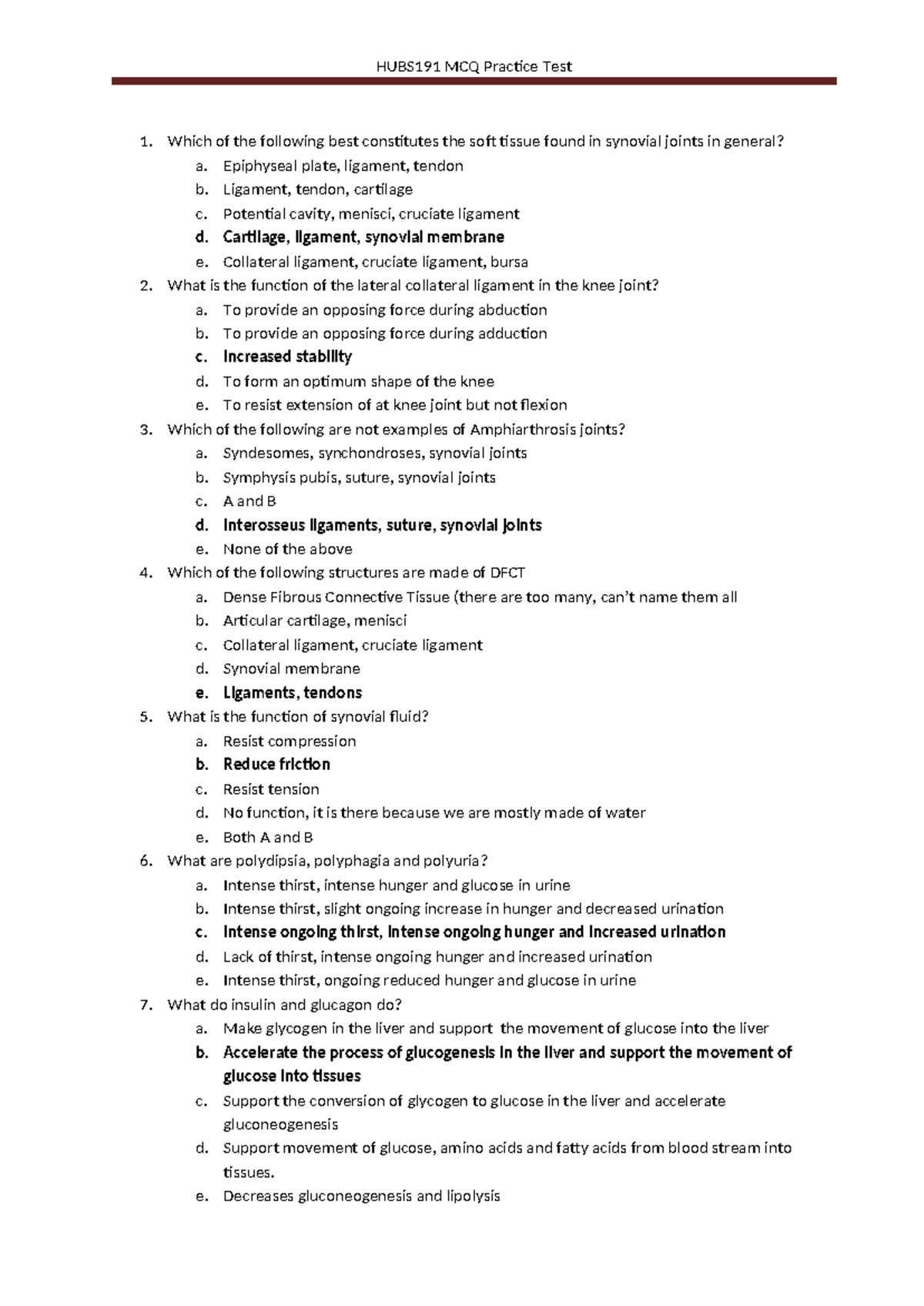 Progress Test 1 Mock with answers - Which of the following best ...
