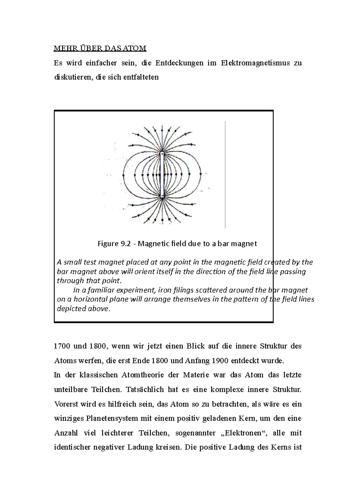 Physik 17 - MEHR ÜBER DAS ATOM - MEHR ÜBER DAS ATOM Es wird einfacher ...