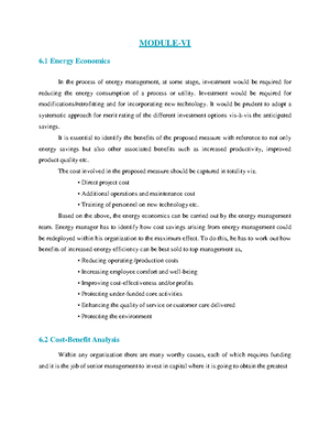Module 1 - Lecture notes Energy Conservation and Management - MODULE I ...