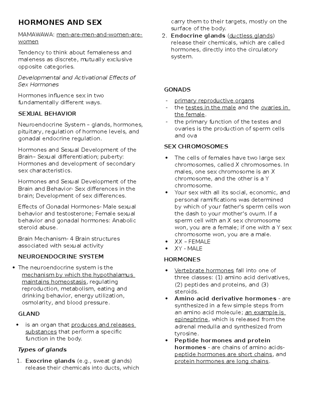 Physio - rgerg - HORMONES AND SEX MAMAWAWA: men-are-men-and-women-are ...