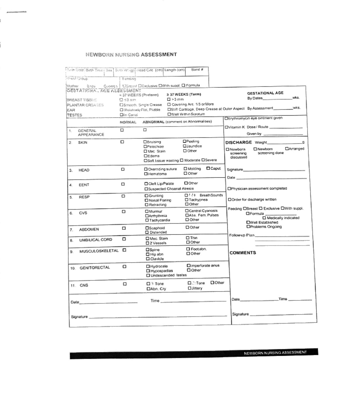Newborn H2T - NHSL 030 - Studocu