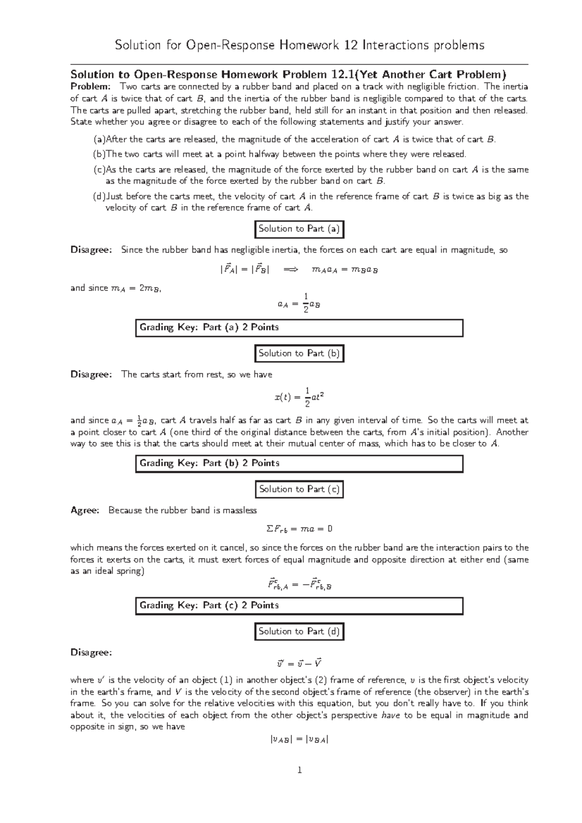 Homework-12-sln - Open Response HW 12 - Solution for Homework 12 ...