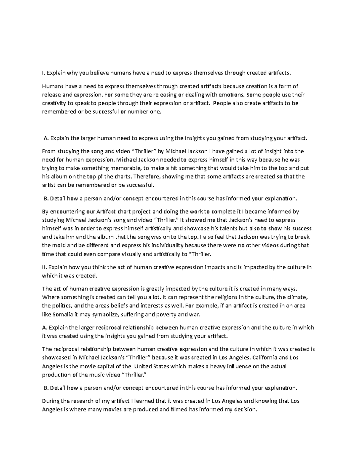 Week 8 Humanities Final Project - HUM 100 - SNHU - Studocu