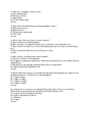 Geography Unit 2 Test Review - CGC 1D1 – Unit 2: Physical Connections ...