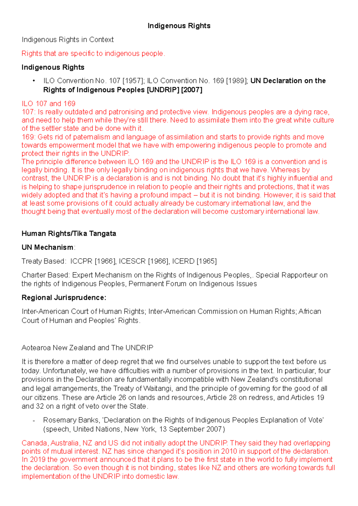 Indigenous Rights - Indigenous Rights Indigenous Rights in Context ...