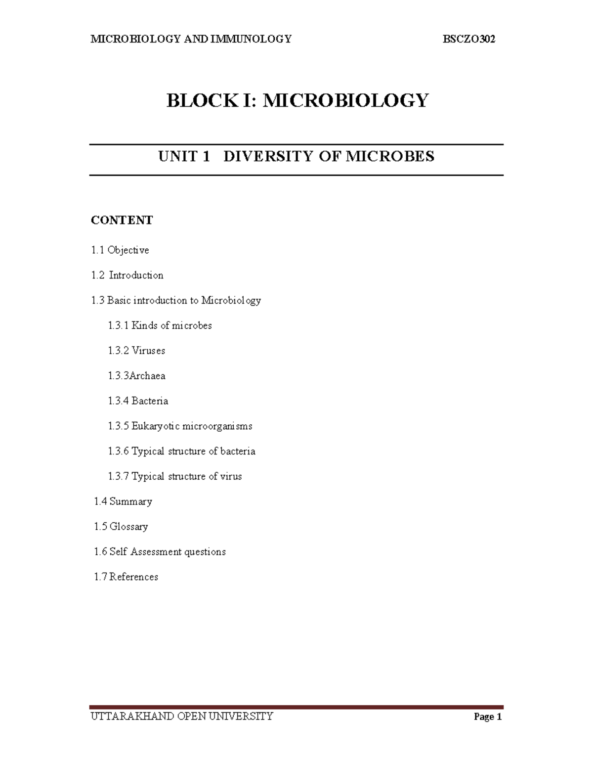 Microbiology - 3 Kinds of microbes 1.3 Viruses 1.3 1.3 Bacteria 1.3 ...