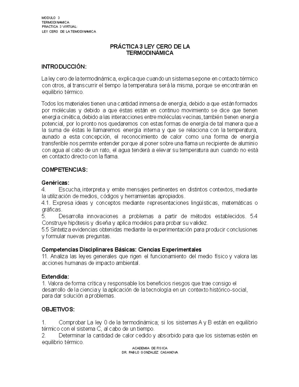 Practica 3 Termodinamica Termodinamica Practica 3 Virtual Ley Cero