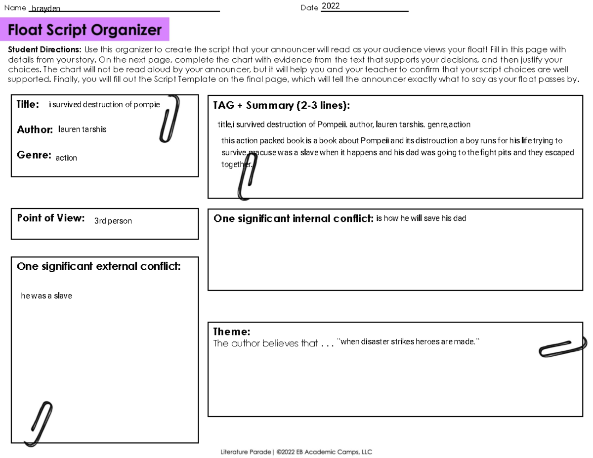 Kami Export - Brayden Cri2345 - 3b Float Script Organizer Editable ...