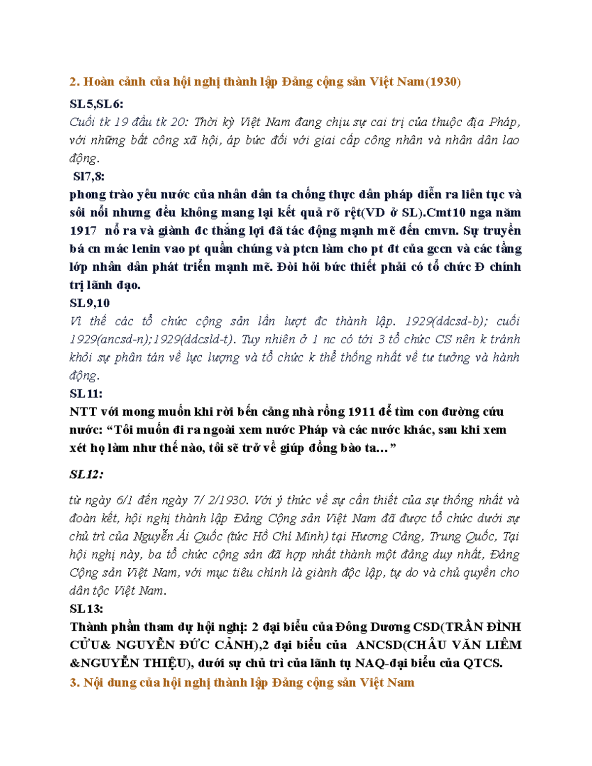 Lsdcs - Trường Đại học Kinh tế Kỹ thuật Công nghiệp - Hoàn cảnh của hội nghị thành lập Đảng cộng ...