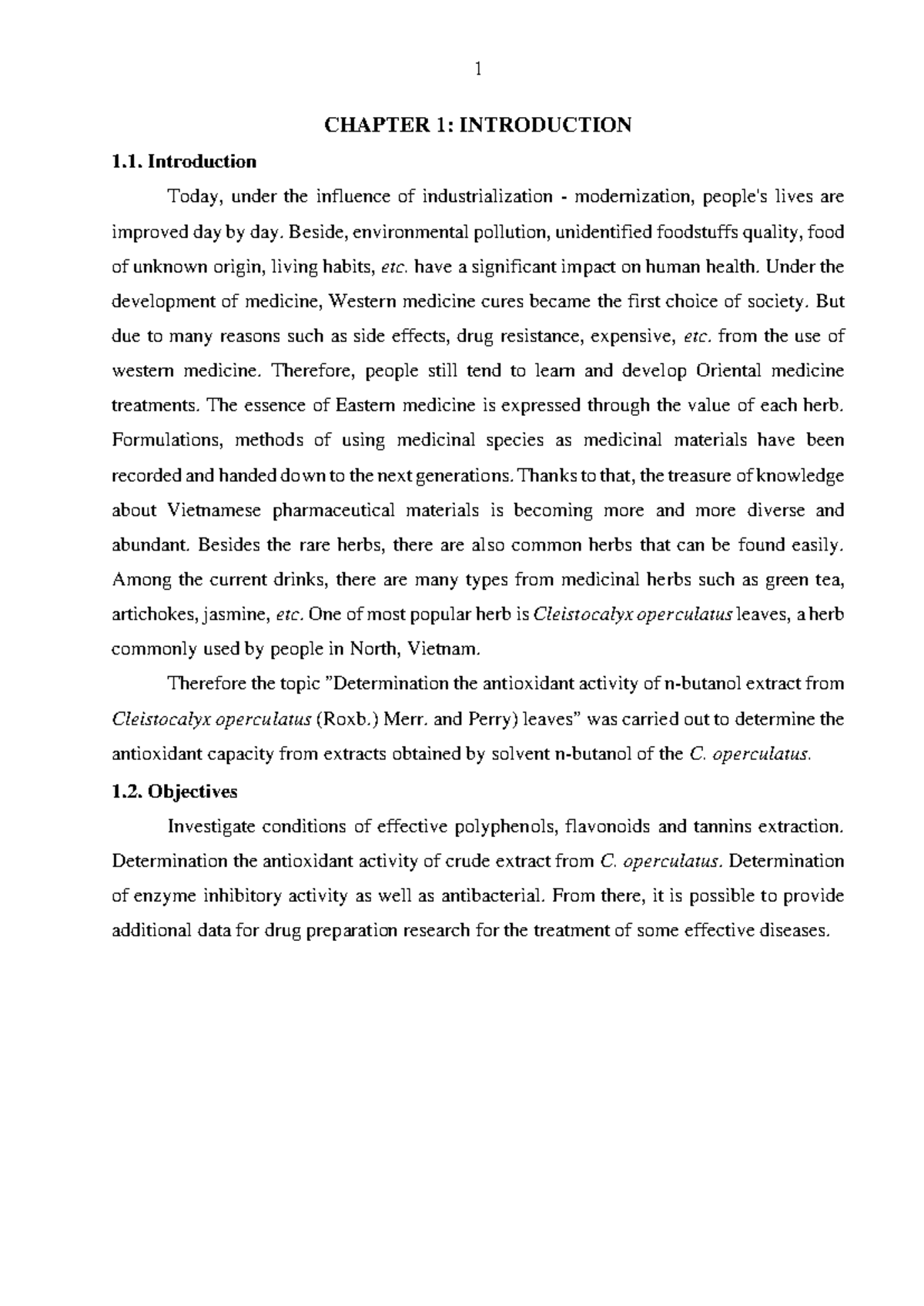 "Determination the antioxidant activity of n-butanol extract from ...