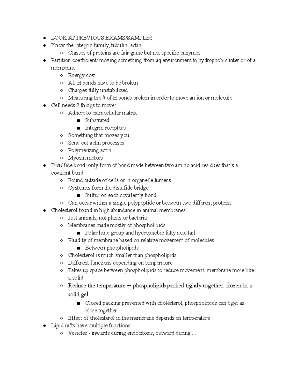 Final Review - Broadie - LOOK AT PREVIOUS EXAMS/SAMPLES Know the ...