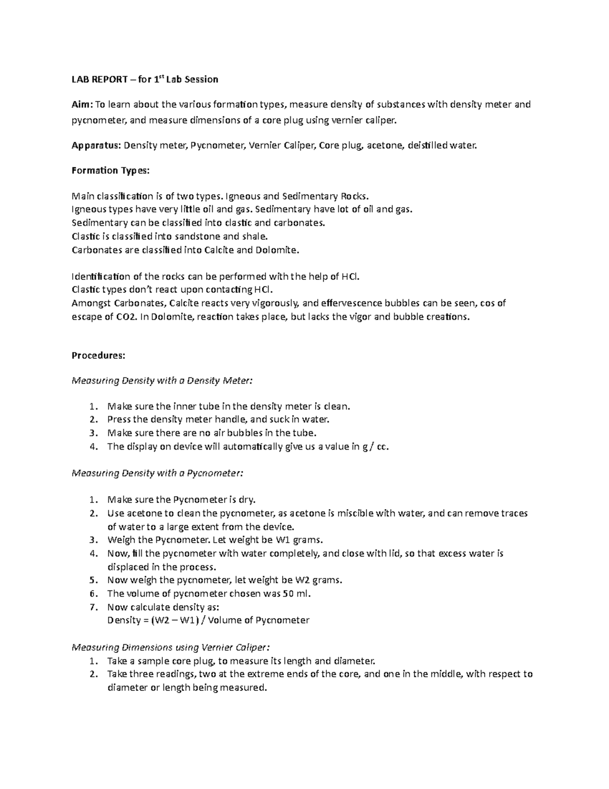 1 Lab Report Lab 1 Lab Work Lab Report For 1st Lab Session Aim To Learn About The