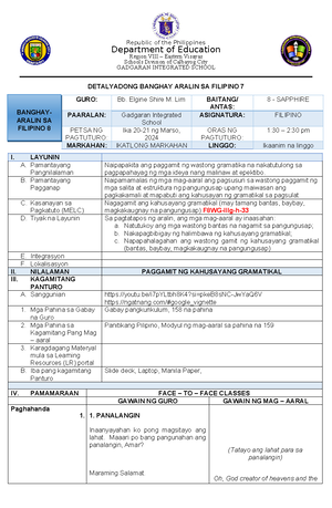 SDLP Template - Instructional Planning (The process of systematically ...