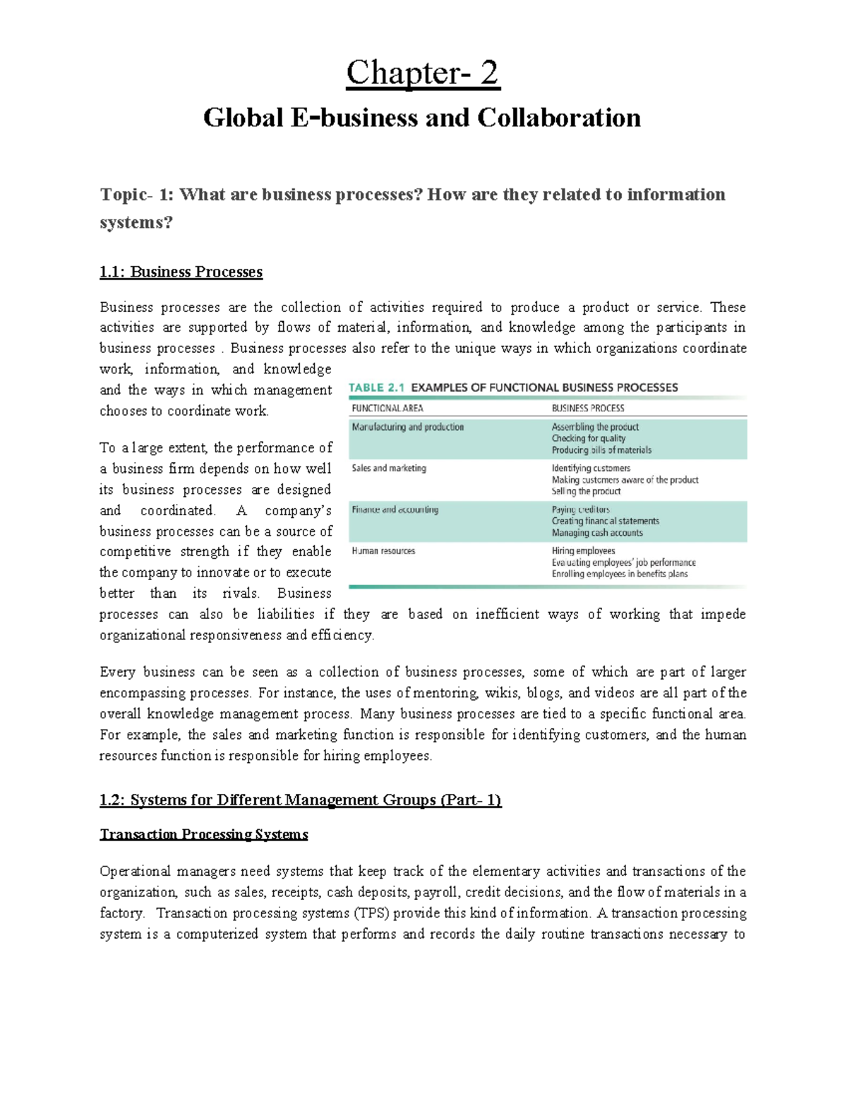 Session- 2 3 Global E‐business and Collaboration - Chapter- 2 Global E-business and ...