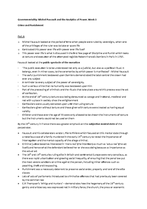 Biopolitics and biopower - Governmentality: Michel Foucault and the ...