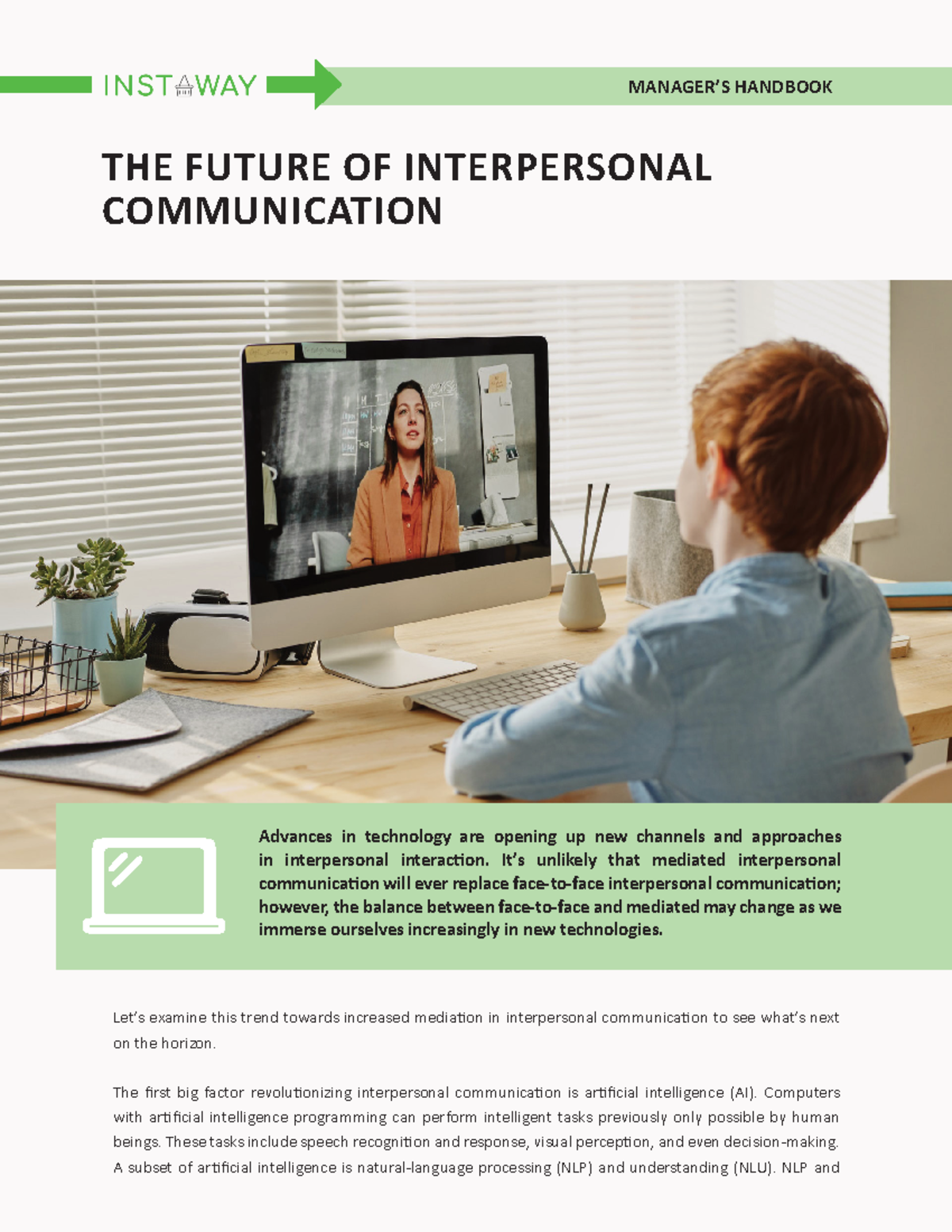 IPC - The Future of Interpersonal Communication - THE FUTURE OF ...
