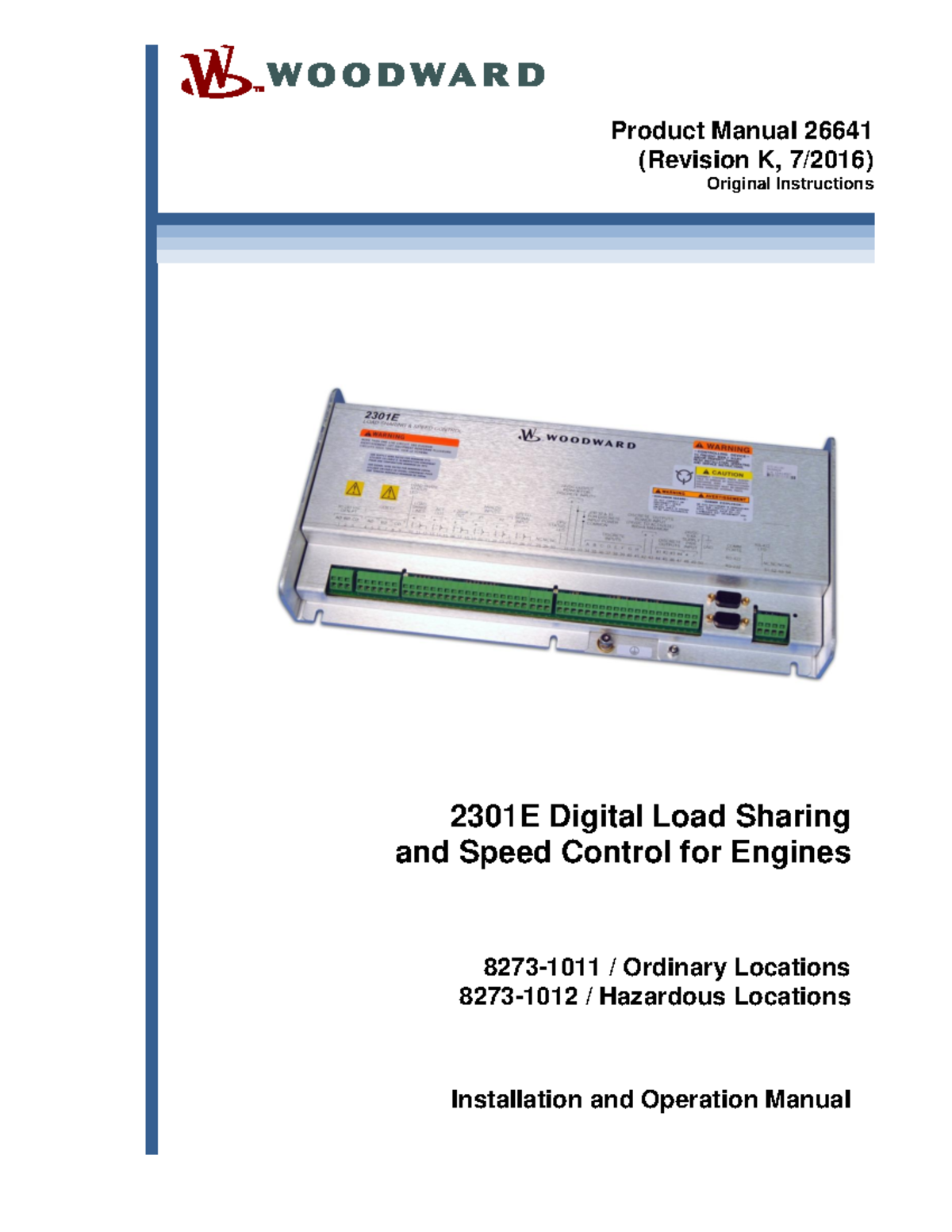26641 [001-075] - Product Manual 26641 (Revision K, 7 / 2016 ) Original ...