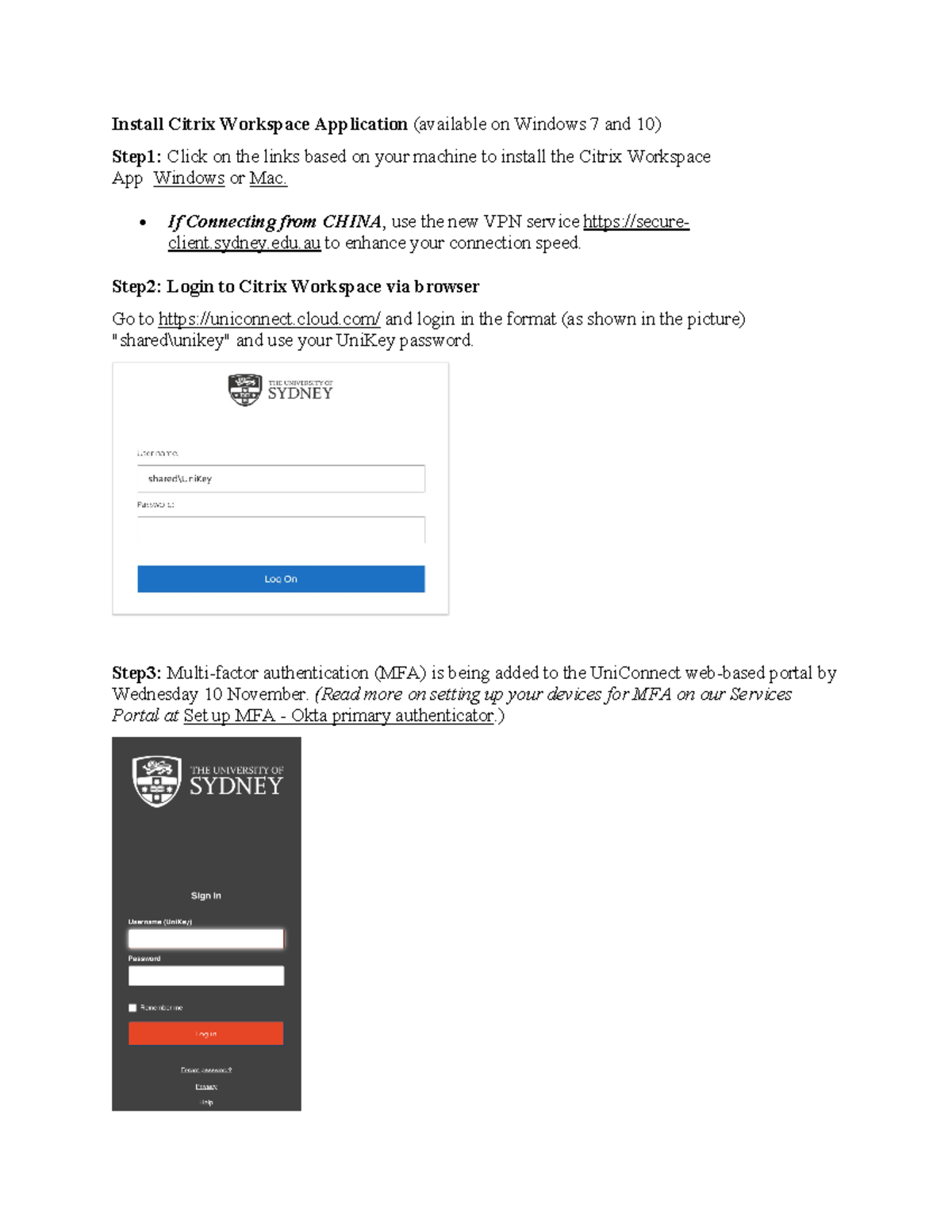SPSS Install Instructions - Install Citrix Workspace Application ...