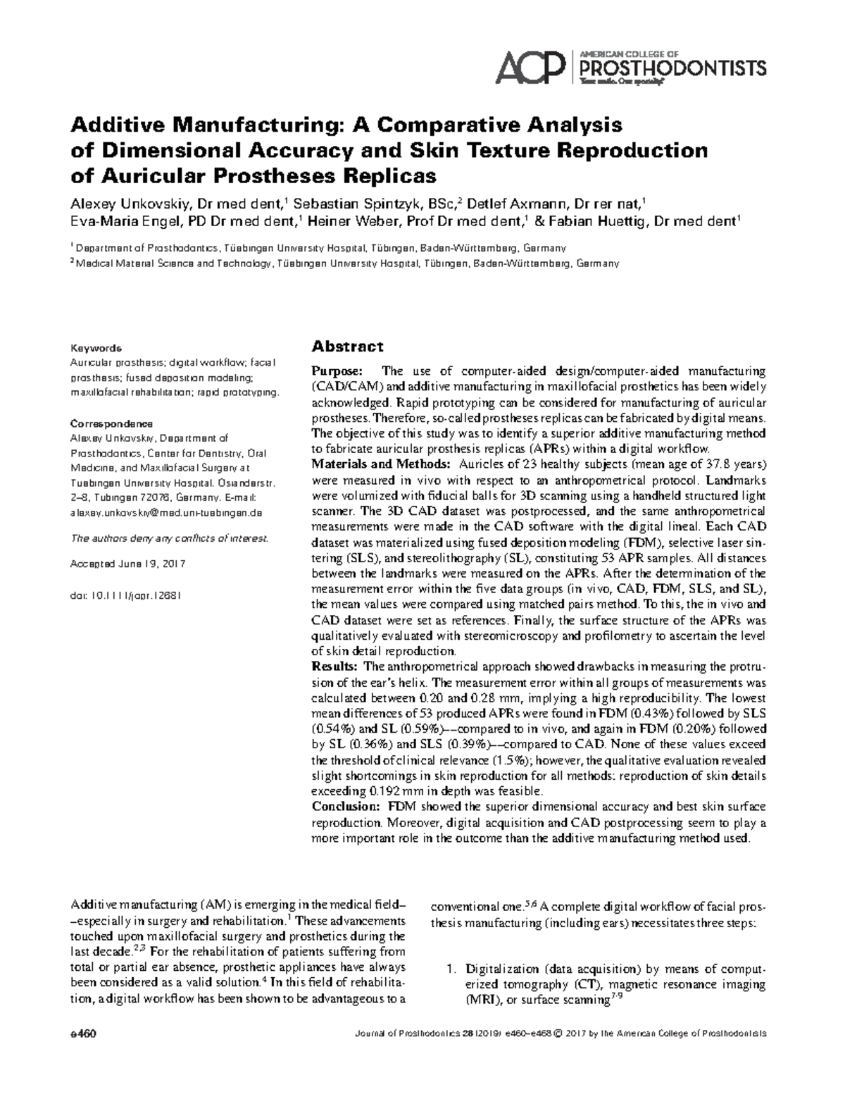 Additive Manufacturing- A Comparative Analysis of Dimensional Accuracy ...