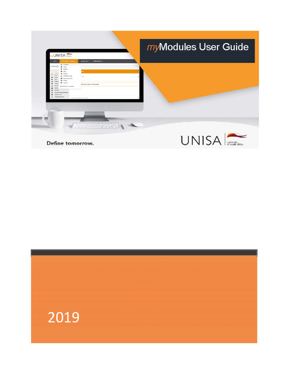 My Modules User Guide 25032019 - Warning: TT: undefined function: 32 2019 myModules User Guide ...