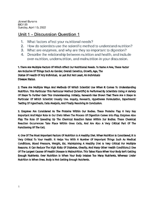 Human biology 1.3 Challenge Questions - Human Biology Challenge 1. 1 ...