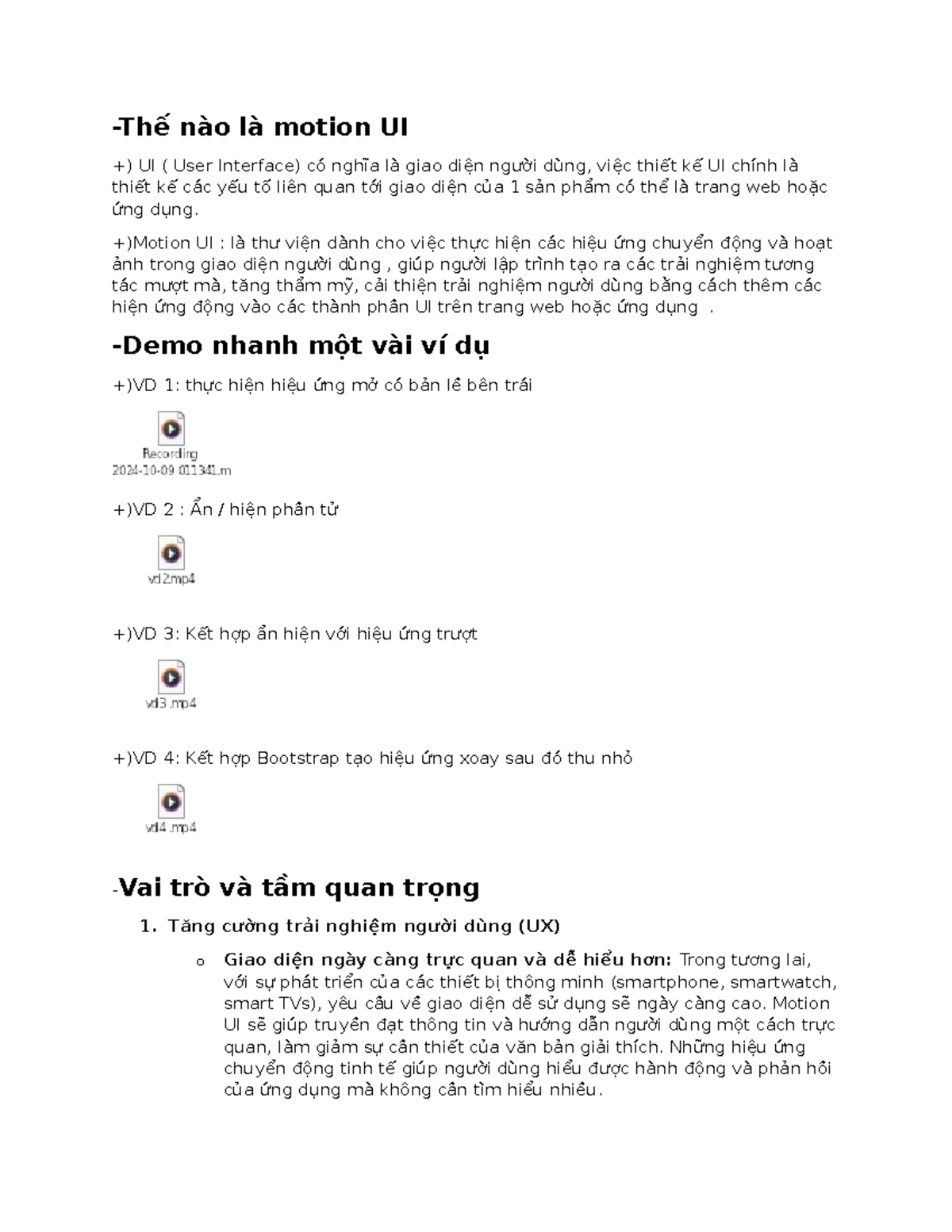 Seminar - tìm hiểu về các công cụ giúp thiết kế UX,UI cho các lập trình viên -Thế nào là motion ...