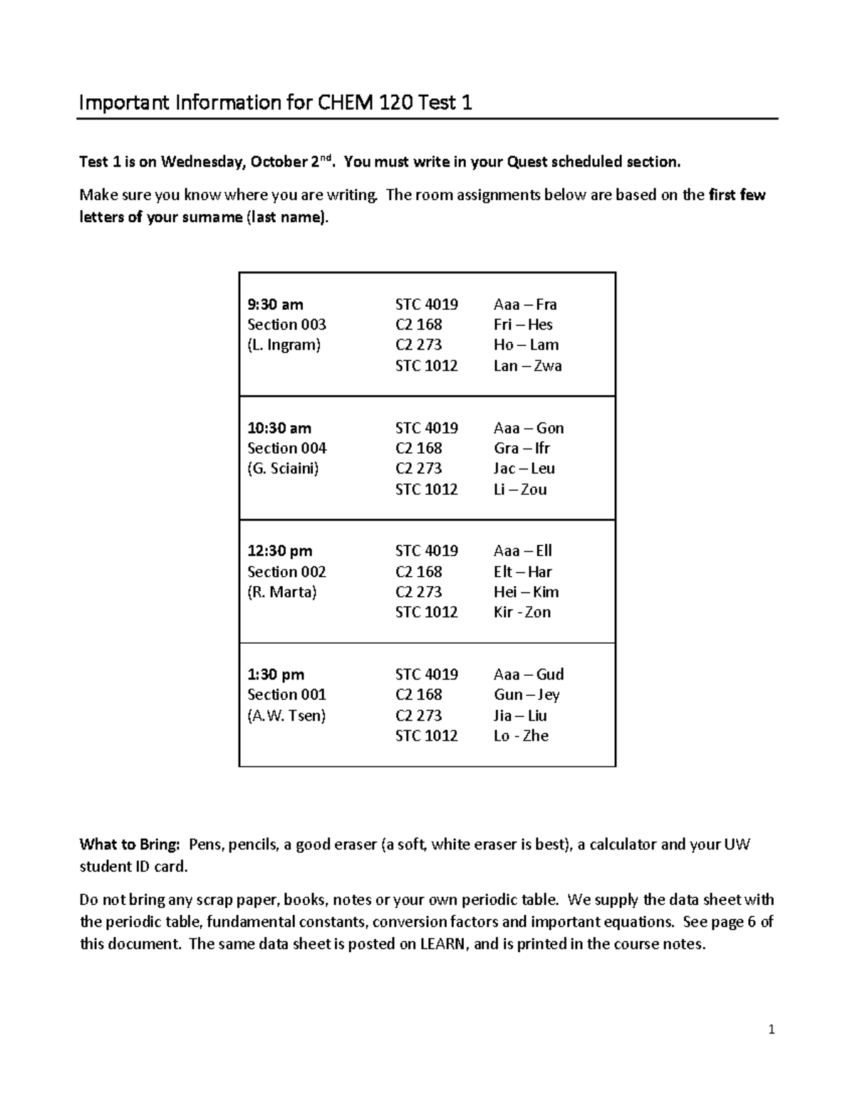 C120-t1info-final - Good study tool for practice and review. - 1 ...