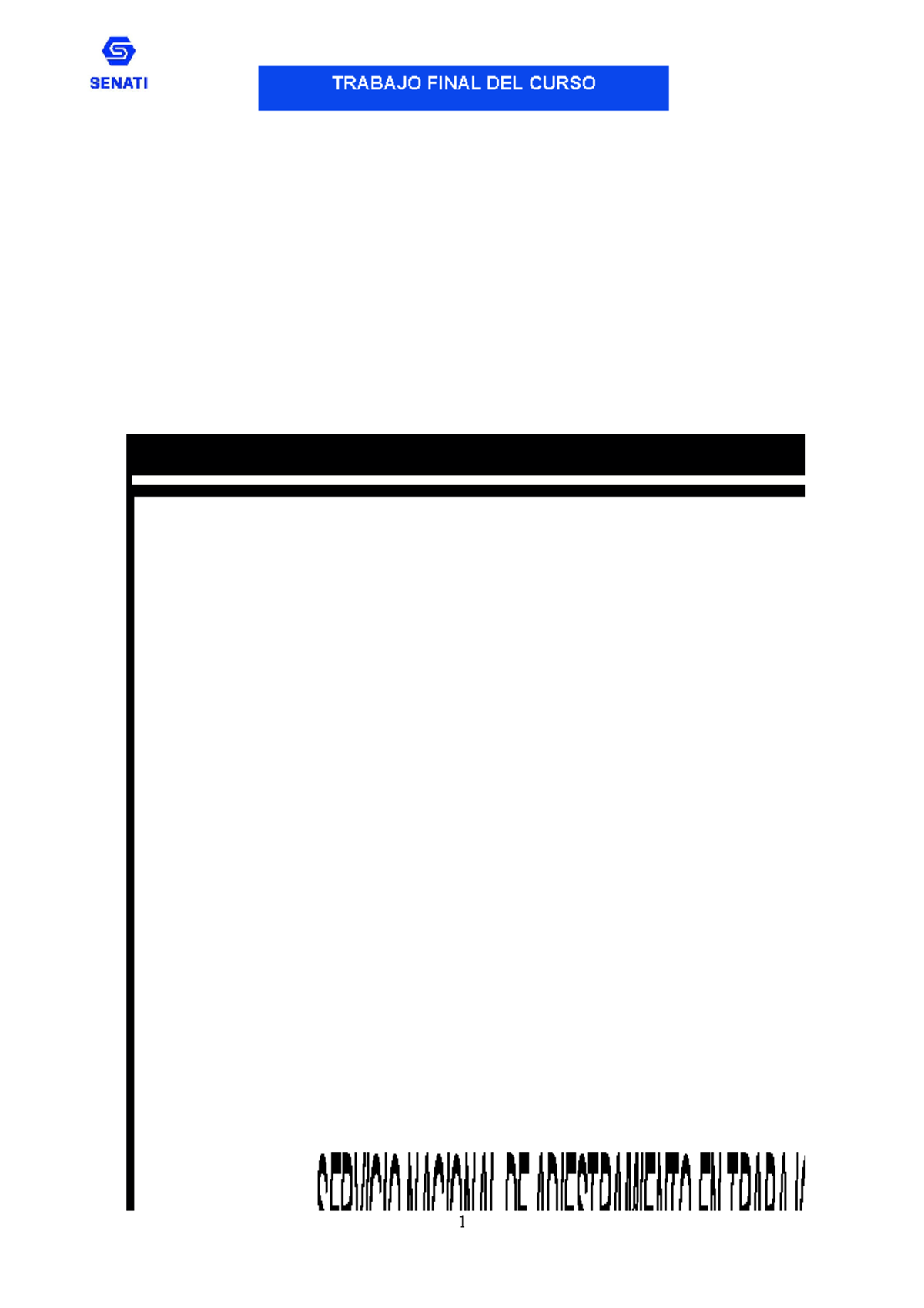 AMOD AMOD-611 Formatoalumnotrabajofinal - SERVICIO NACIONAL DE ...