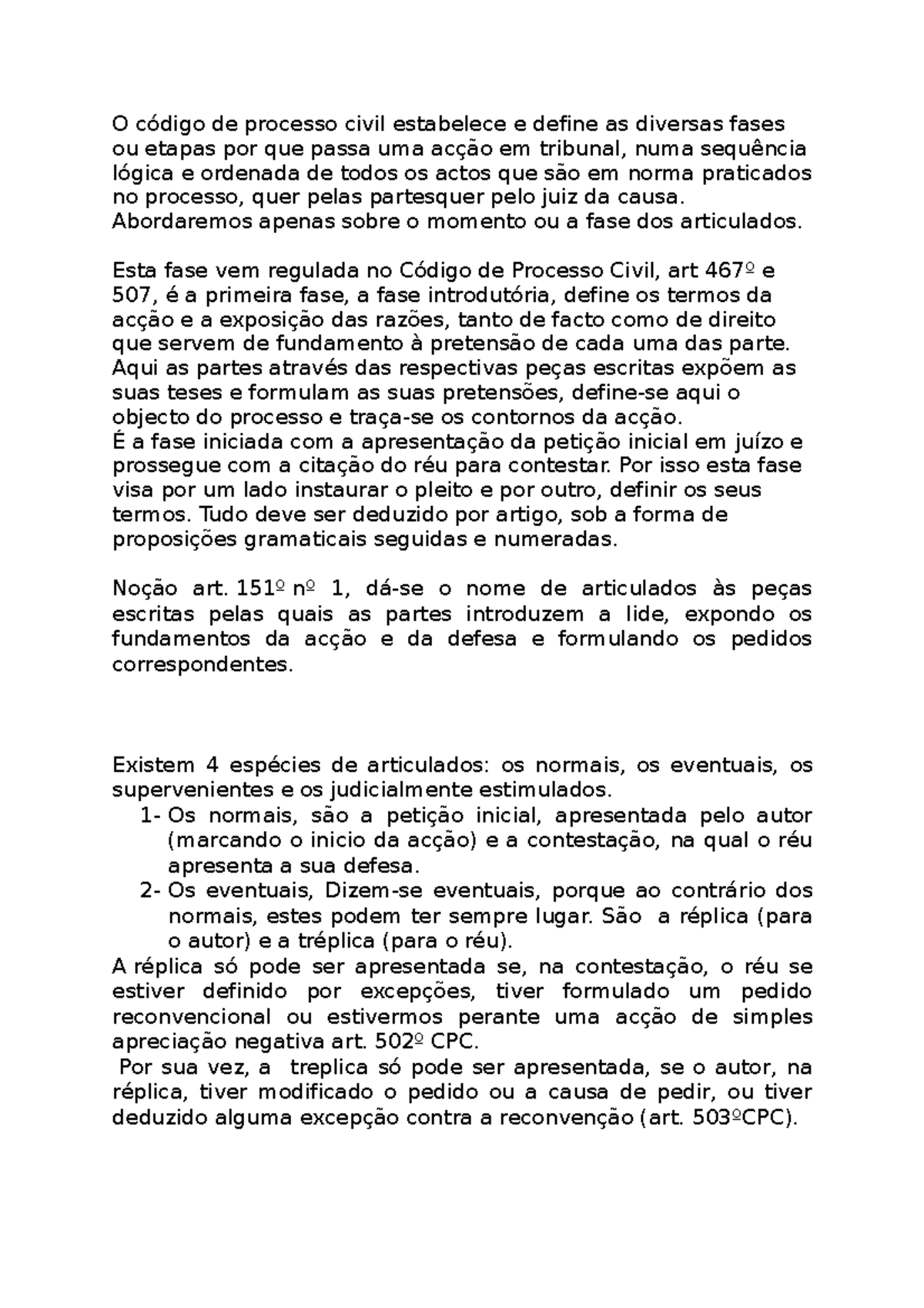Processo trabalho - O código de processo civil estabelece e define as ...