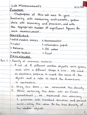 CHEM 1211L Lab Notebook Guidelines Professor Ann Denton - Revised ...